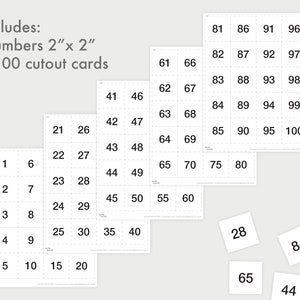 Printable Bilingual Number Flashcards | Mini Counting Cards | Number 1 ...