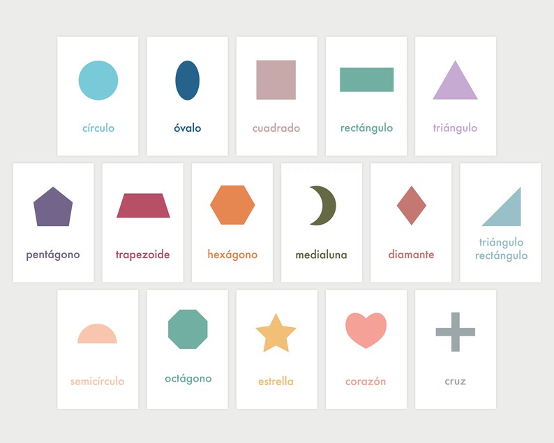 Spanish Circle Time Flashcard Bundle | Shapes | Weather | Abcs ...