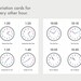 Analog Telling Time Flashcards | Homeschool Resources Learning ...