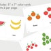 Fruit Counting 1-10 Cards Counting With Fruit Minimalistic Design ...