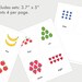 Fruit Counting 1-10 Cards | Counting With Fruit | Minimalistic Design ...