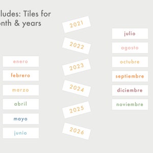 Circle-time Spanish Morning Kids Calendar | Circle Time Printable ...