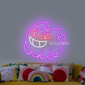 GENGAR LED Neon Sign, Custom Neon, Neon Light - Etsy