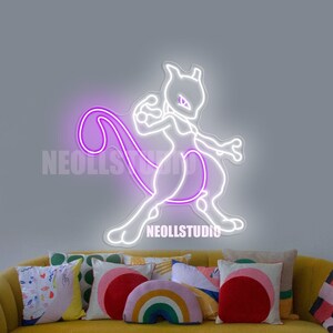 MEWTWO LED Neon Sign Custom Neon Neon Light - Etsy