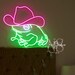 Frog in COWBOY HAT LED Neon Sign, Custom Neon, Neon Light - Etsy