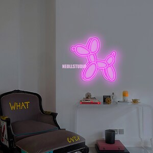 BALLOON DOG - LED Neon Sign, Custom Neon, Neon Light - Etsy