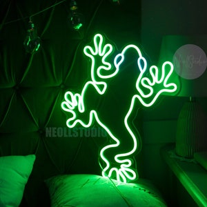 TROPICAL FROG - LED Neon Sign, Custom Neon, Neon Light - Etsy