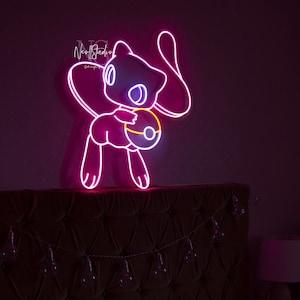 MEW JAPANESE LED Neon Sign, Custom Neon, Neon Light - Etsy