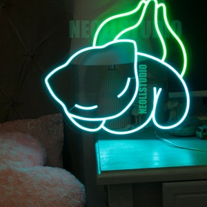 BULBASAUR LED Neon Sign, Custom Neon, Neon Light - Etsy