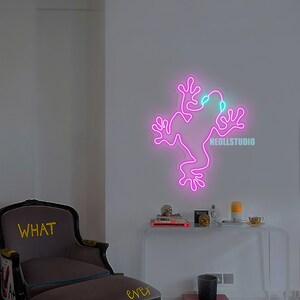 TROPICAL FROG - LED Neon Sign, Custom Neon, Neon Light - Etsy