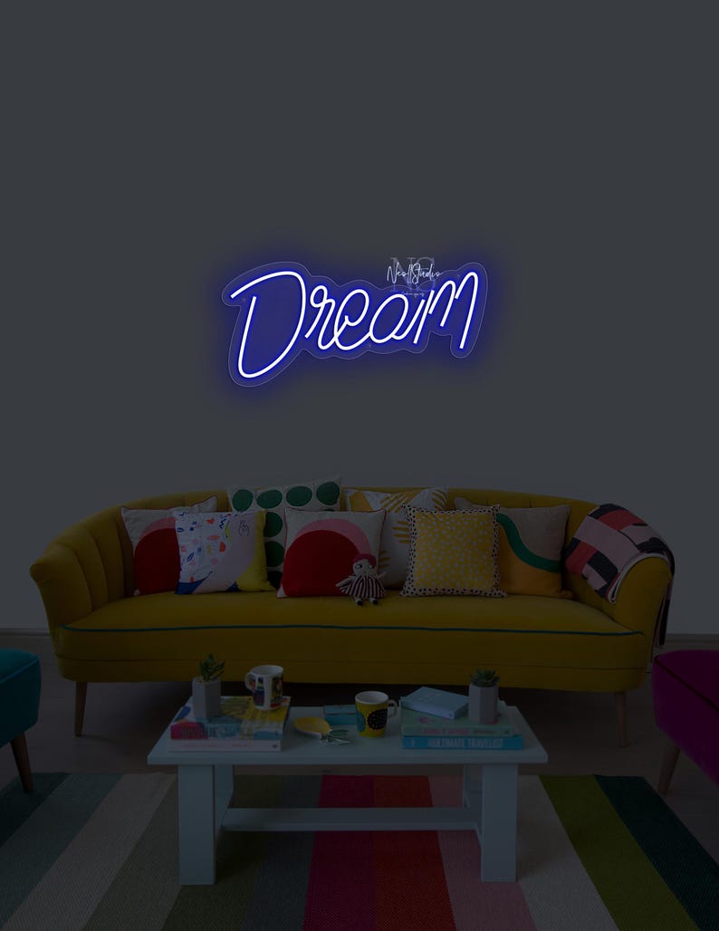 DREAM Japanese Game Symbol - LED Neon Sign, Custom Neon, Neon Light - Etsy