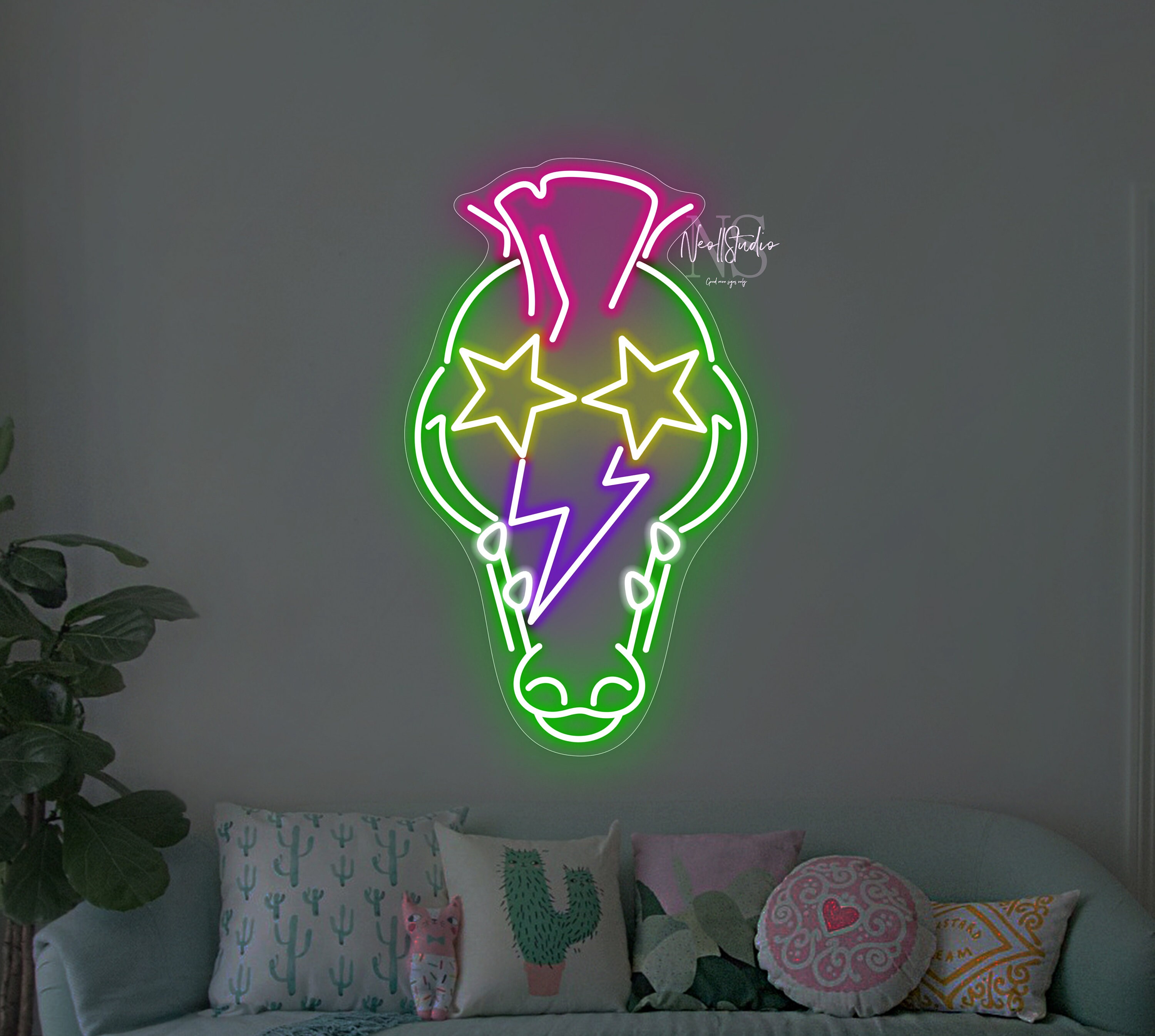 FNAF Montgomery Gator - LED Neon Sign, Custom Neon, Neon Light - Etsy
