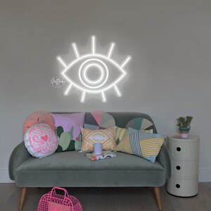 EVIL EYE - LED Neon Sign, Custom Neon, Neon Light - Etsy