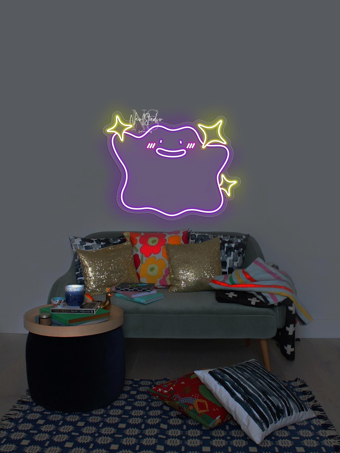 DITTO Shiny LED Neon Sign, Custom Neon, Neon Light - Etsy