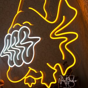 TRIPPY FISH Lsd - LED Neon Sign, Custom Neon, Neon Light - Etsy