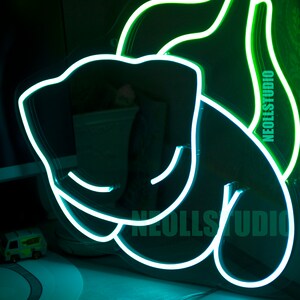 BULBASAUR LED Neon Sign, Custom Neon, Neon Light - Etsy
