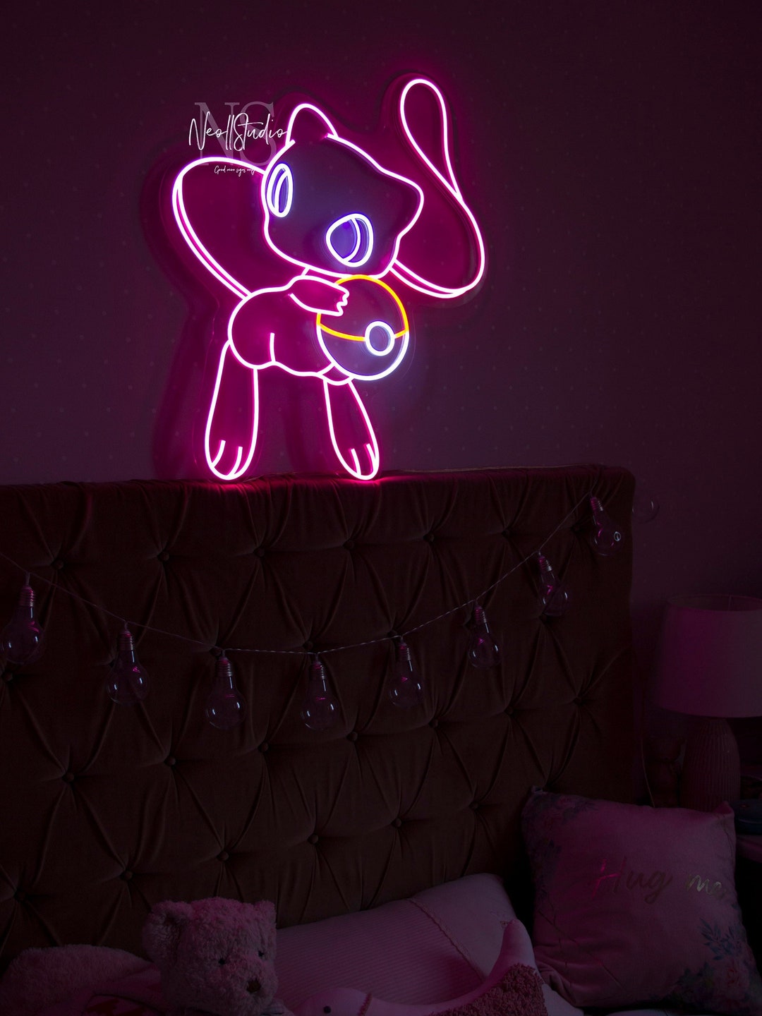 MEW JAPANESE LED Neon Sign, Custom Neon, Neon Light - Etsy