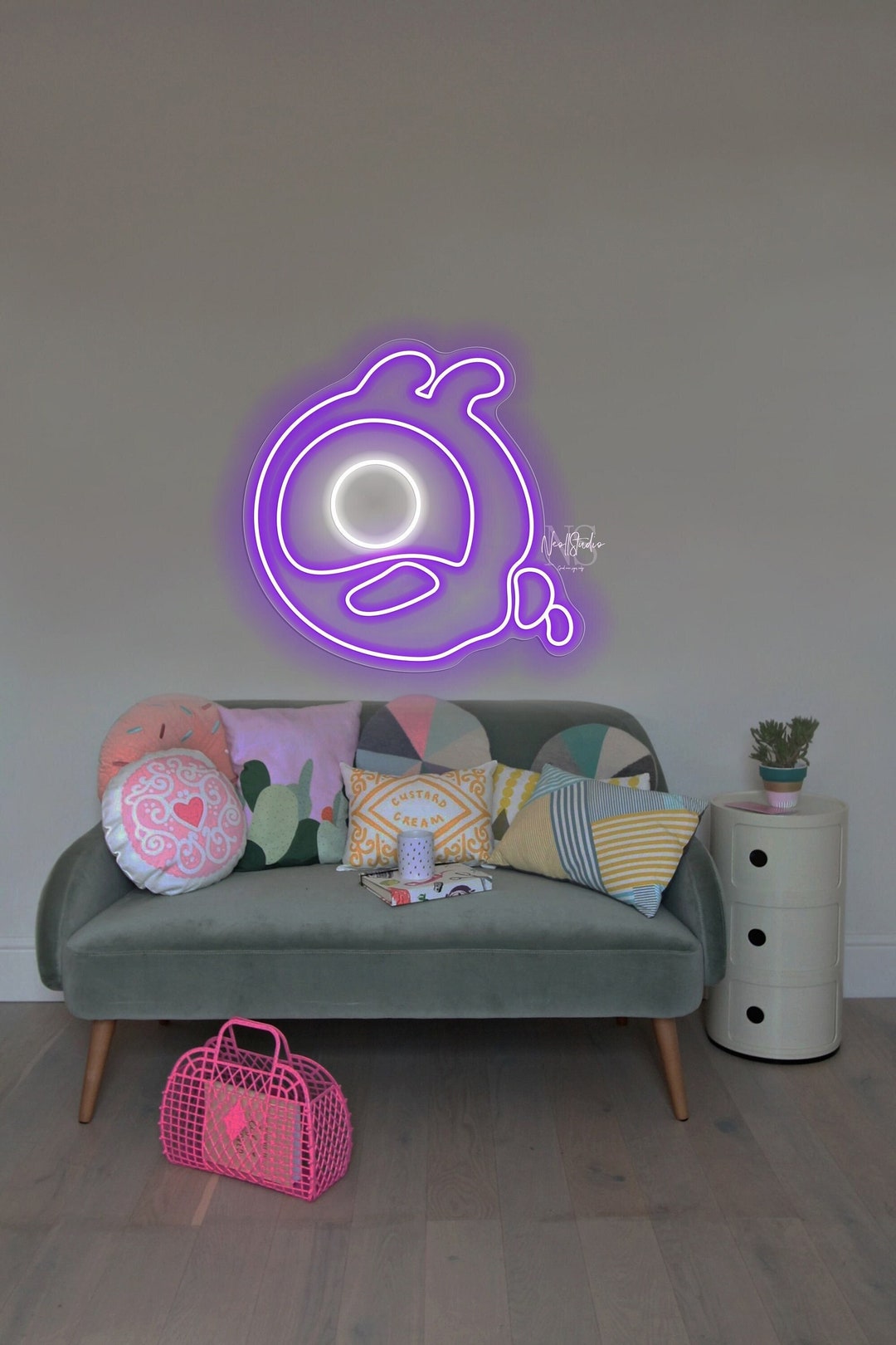 Game Character - LED Neon Sign, Custom Neon, Neon Light - Etsy