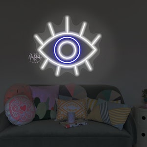 EVIL EYE - LED Neon Sign, Custom Neon, Neon Light - Etsy