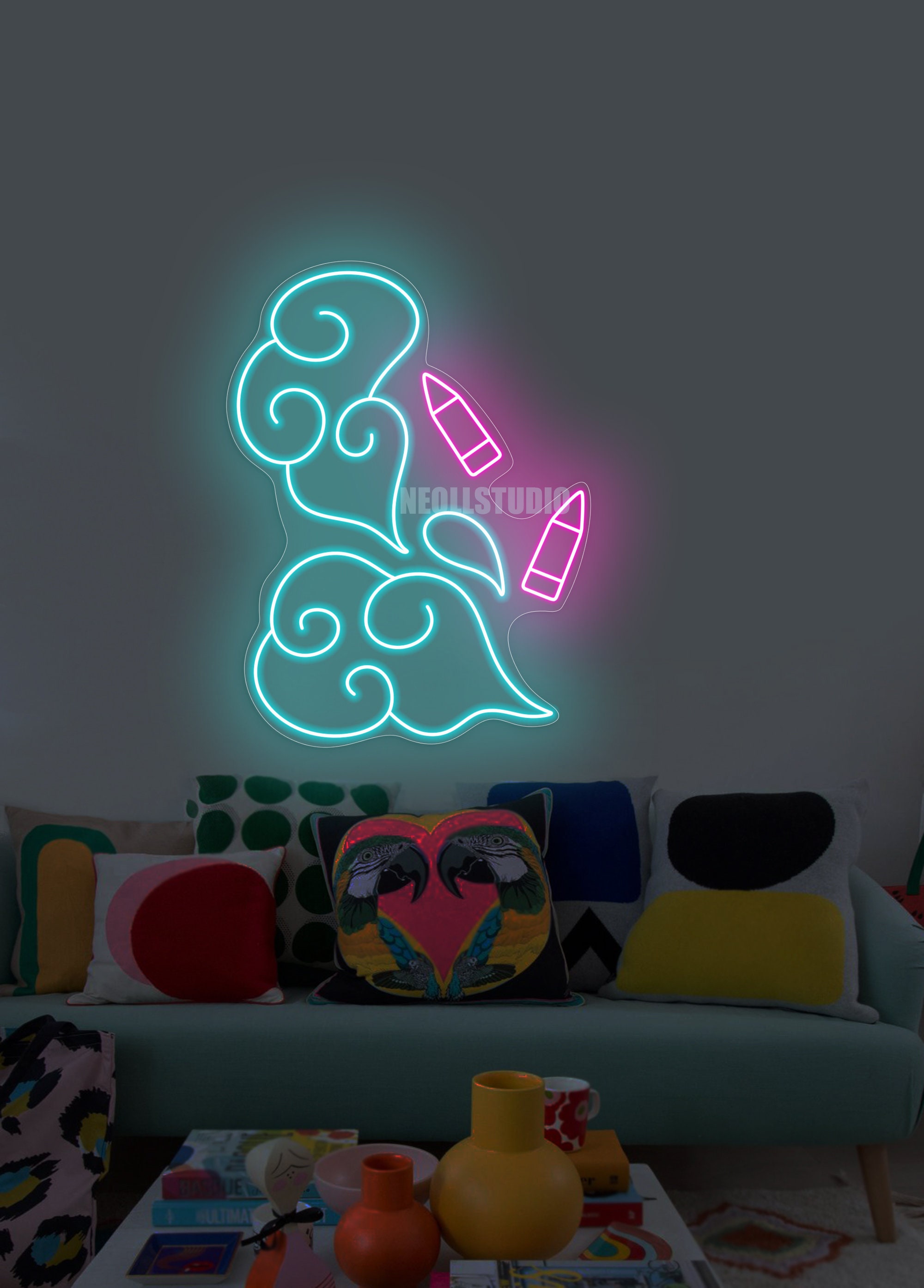 JINX ARCANE Tattoo LED Neon Sign Custom Neon Neon Light | Etsy