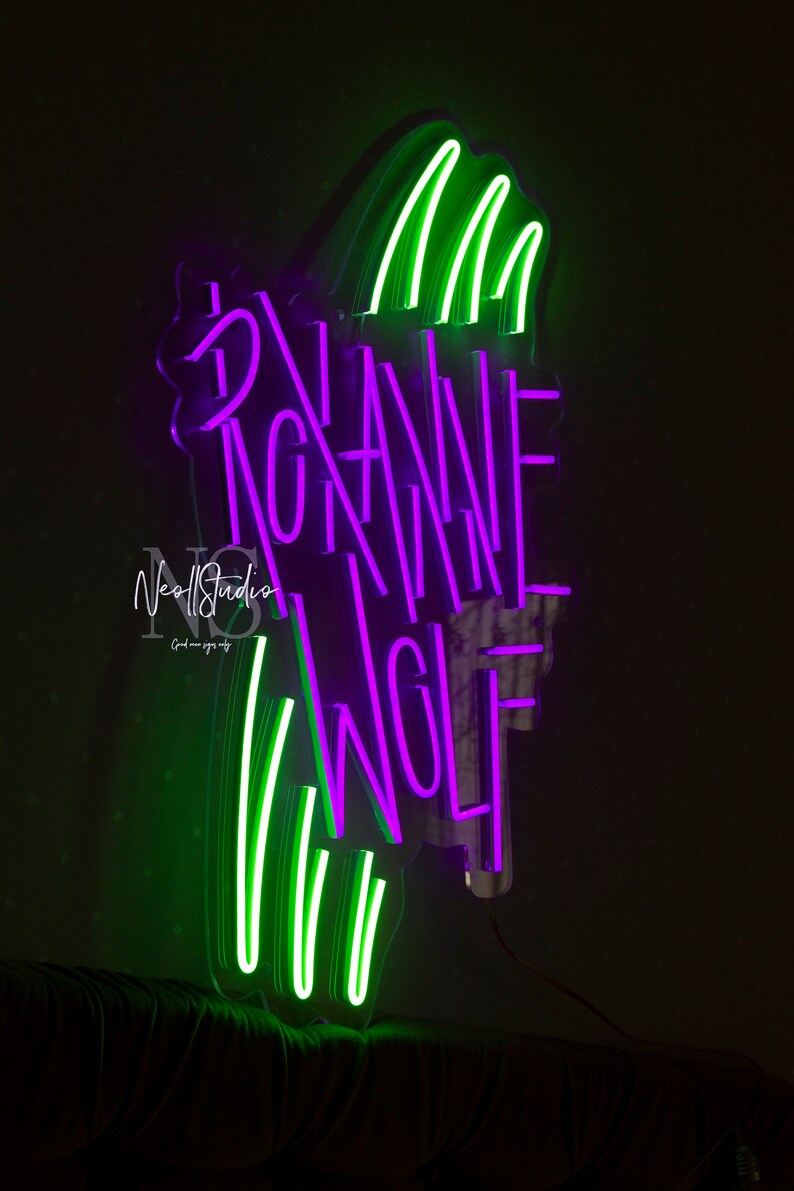 Roxanne Wolf FNAF Security Breach - LED Neon Sign, Custom Neon, Neon ...