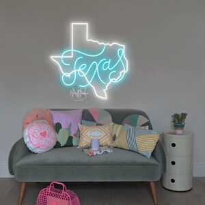 TEXAS - Led Neon Sign, Custom Neon, Neon Light - Etsy