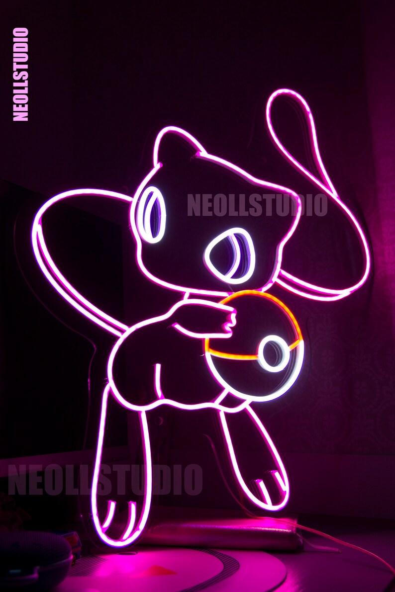 MEW JAPANESE LED Neon Sign Custom Neon Neon Light - Etsy