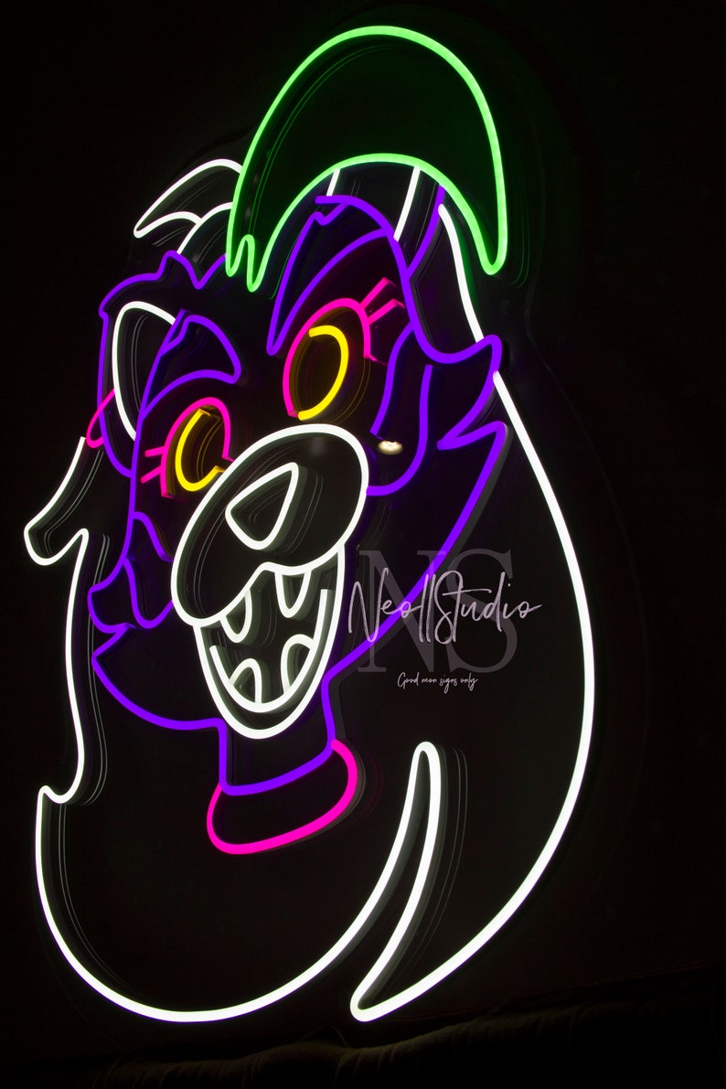 FNAF Roxanne Wolf LED Neon Sign Custom Neon Neon Light - Etsy Canada