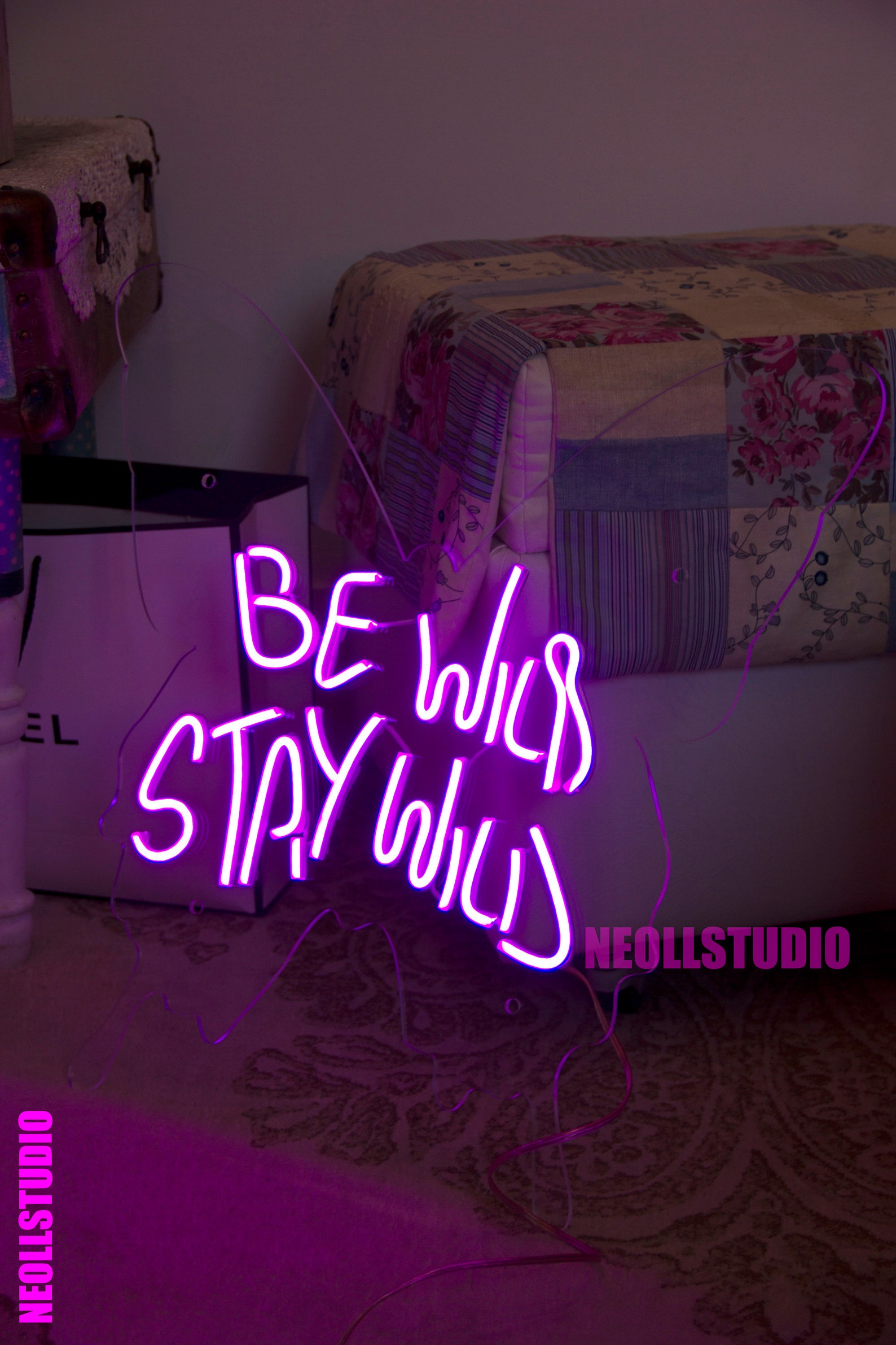 Be Wild Stay Wild Butterfly - LED Neon Sign, Custom Neon, Neon Light - Etsy