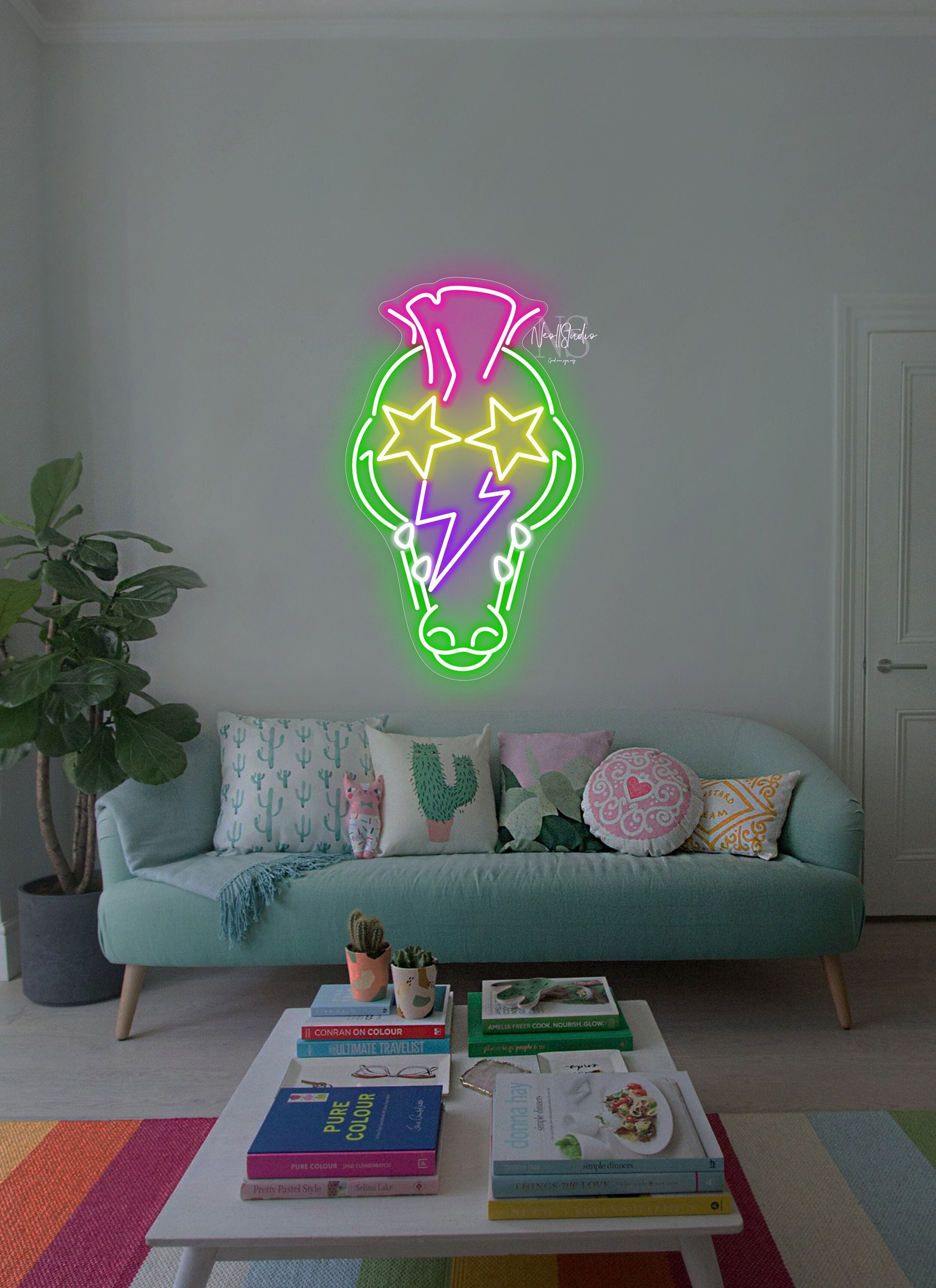 FNAF Montgomery Gator - LED Neon Sign, Custom Neon, Neon Light - Etsy