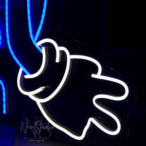 Blue Hedgehog Game Character LED Neon Sign, Custom Neon, Neon Light - Etsy