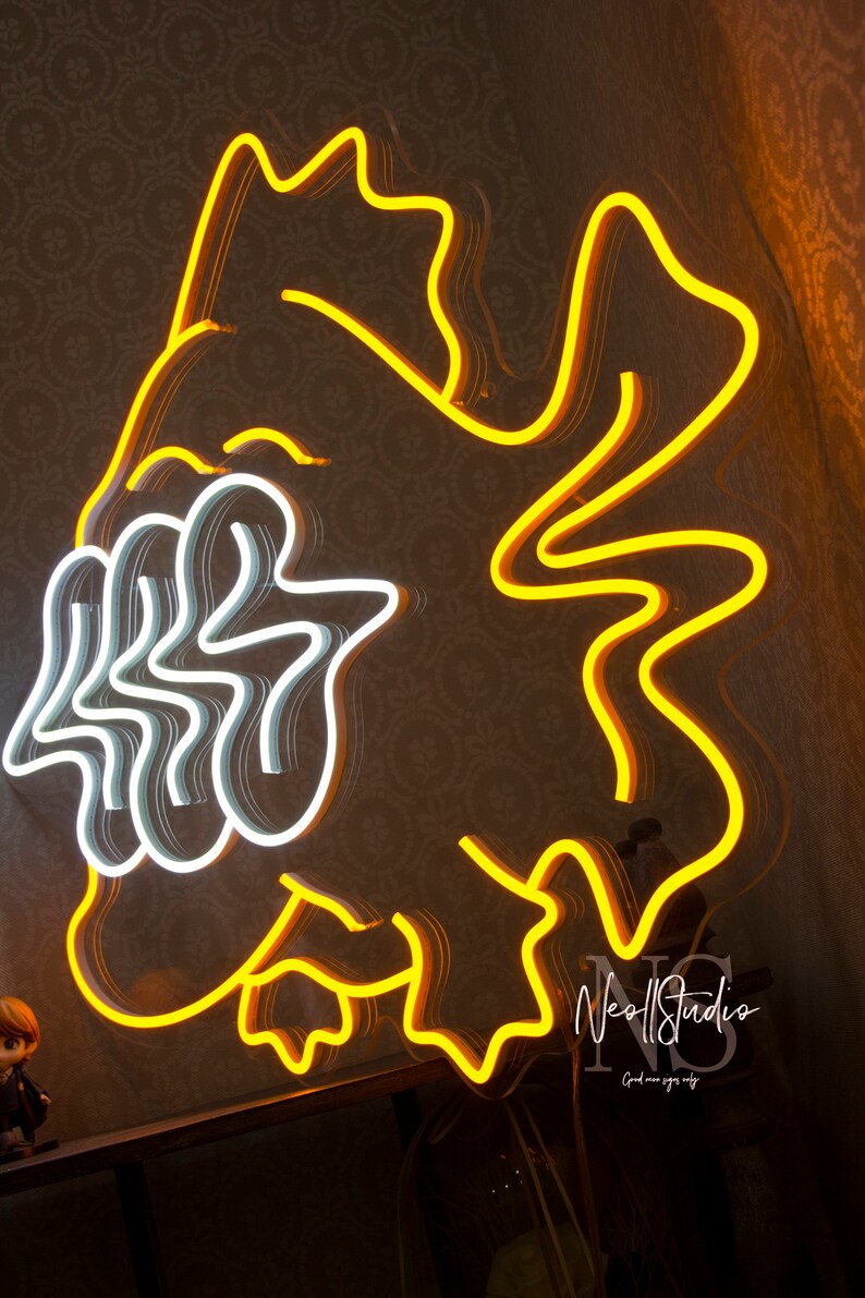 Three Eyed Trippy Fish LED Neon Sign Custom Neon Neon - Etsy
