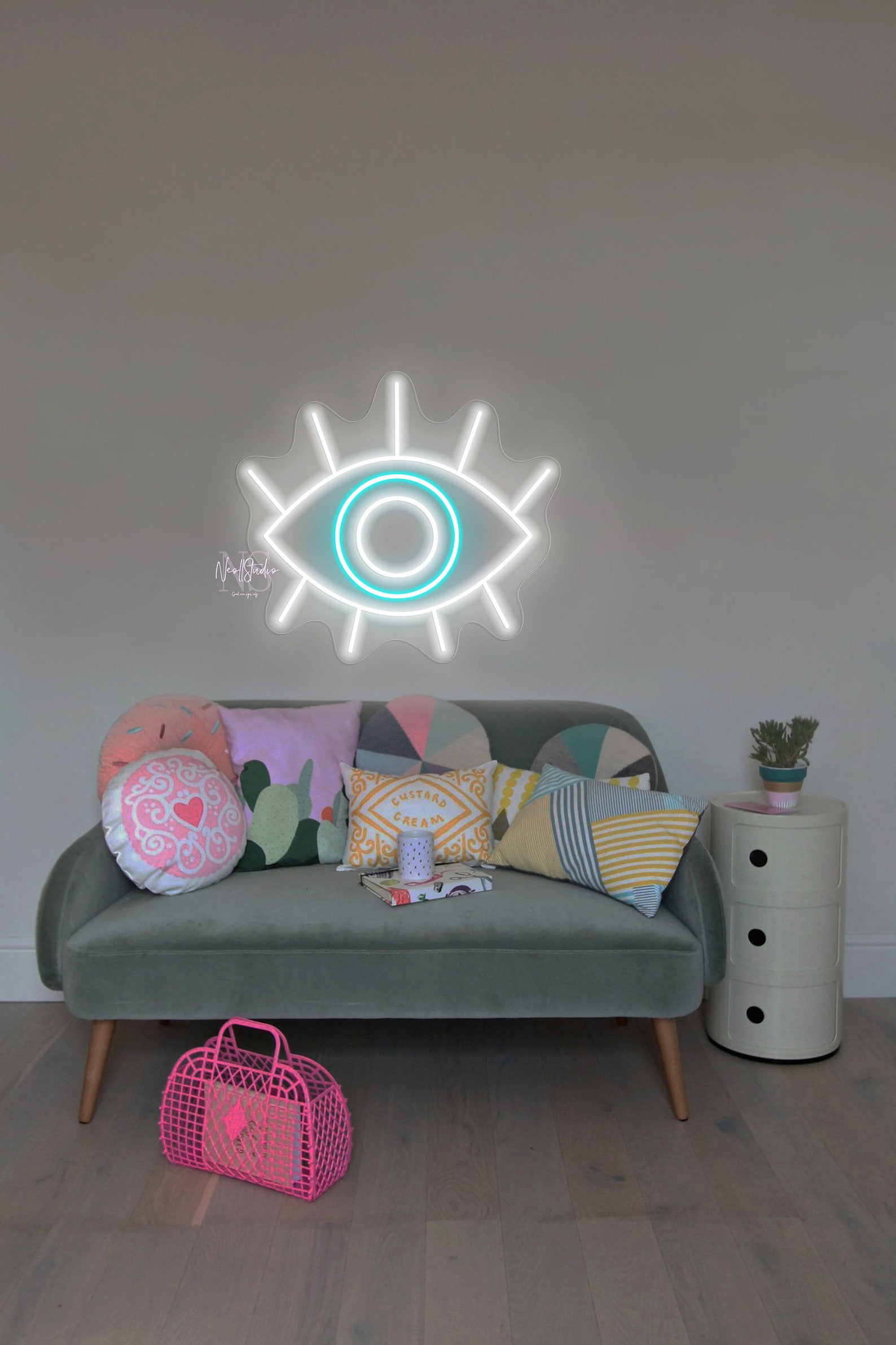EVIL EYE LED Neon Sign Custom Neon Neon Light - Etsy