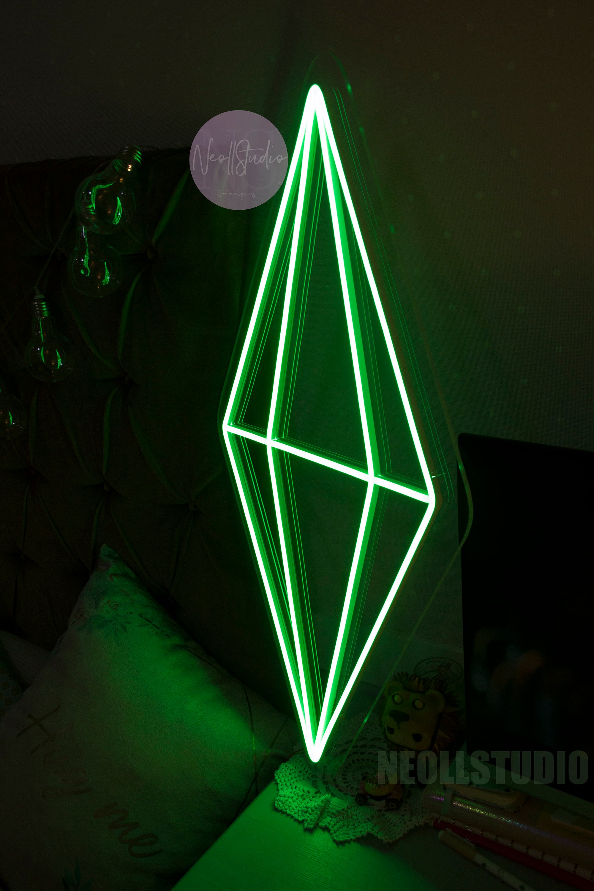 SIMS PLUMBOB LED Neon Sign Custom Neon Neon Light - Etsy Finland