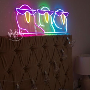 PARTY PARROTS - LED Neon Sign, Custom Neon, Neon Light - Etsy