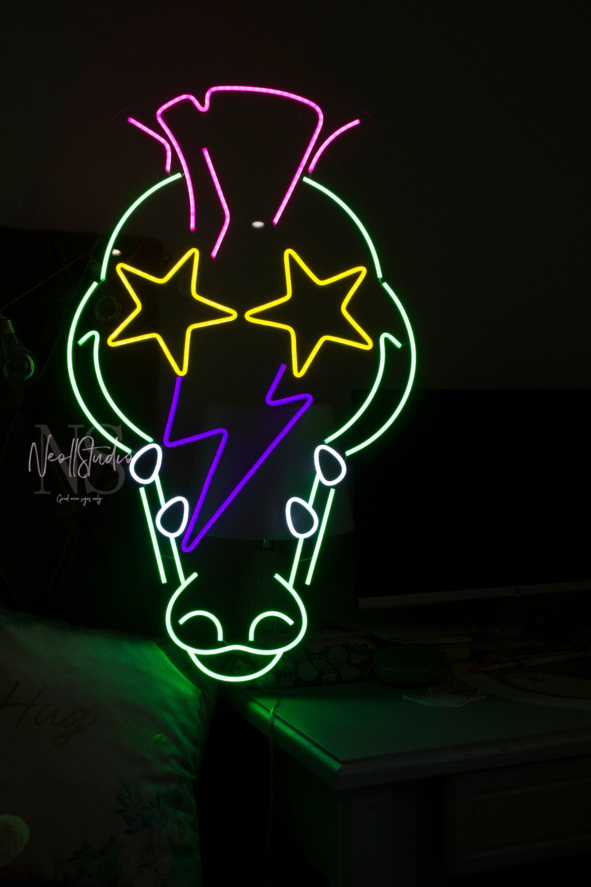 FNAF Montgomery Gator LED Neon Sign Custom Neon Neon Light - Etsy Polska