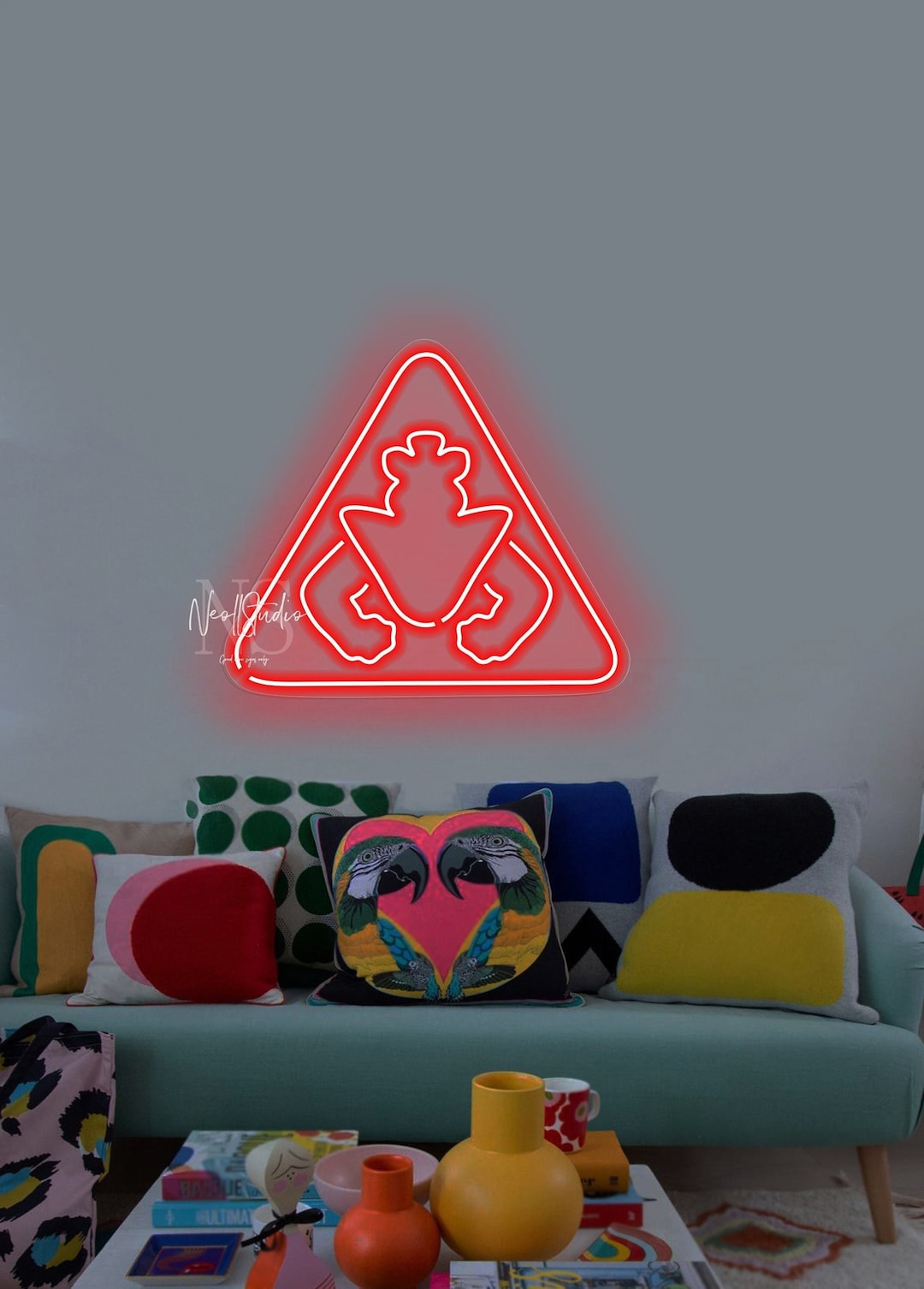 Security Breach Glamrock Freddy Fnaf - LED Neon Sign, Custom Neon, Neon ...