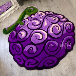Japanese Anime Symbol Devil Fruit GOMU GOMU No Mi - Tufting RUG, Custom ...