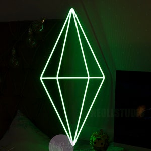 PLUMBOB - Retro Gaming LED Neon Sign, Custom Neon Light, Wall Decor - Etsy