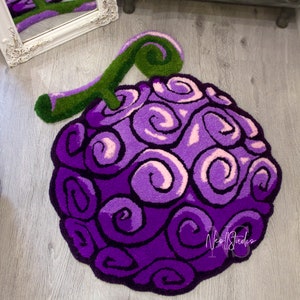 Japanese Anime Symbol Devil Fruit GOMU GOMU No Mi - Tufting RUG, Custom ...