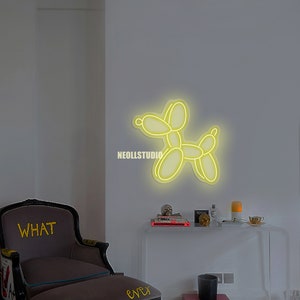 BALLOON DOG - LED Neon Sign, Custom Neon, Neon Light - Etsy