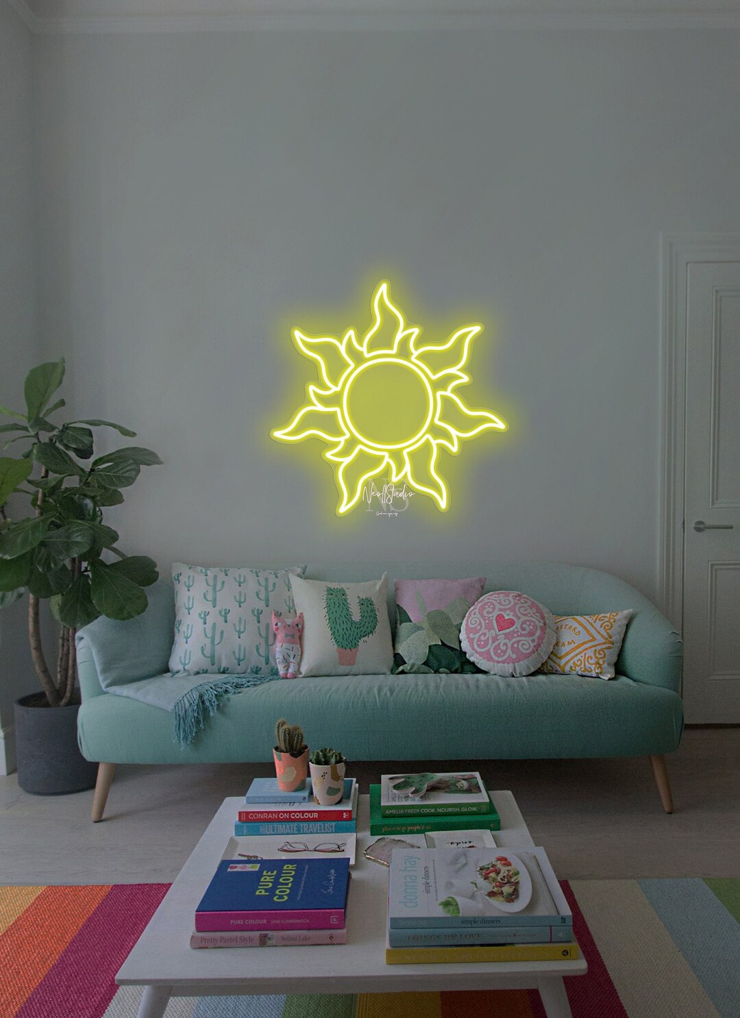 SUN CREST - LED Neon Sign, Custom Neon, Neon Light - Etsy