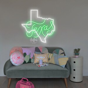TEXAS - Led Neon Sign, Custom Neon, Neon Light - Etsy