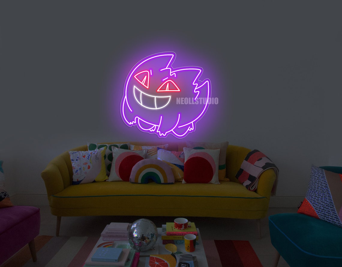 GENGAR LED Neon Sign Custom Neon Neon Light | Etsy