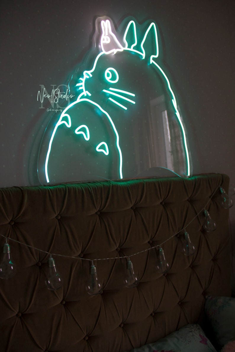 Anime My Neighbor LED Neon Sign Custom Neon Neon Light - Etsy