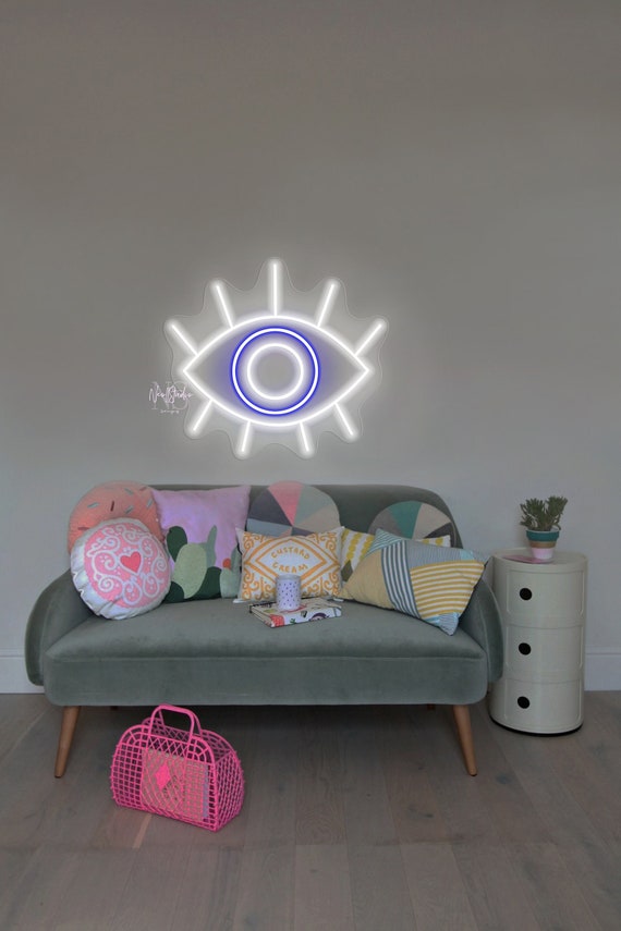 EVIL EYE LED Neon Sign Custom Neon Neon Light - Etsy