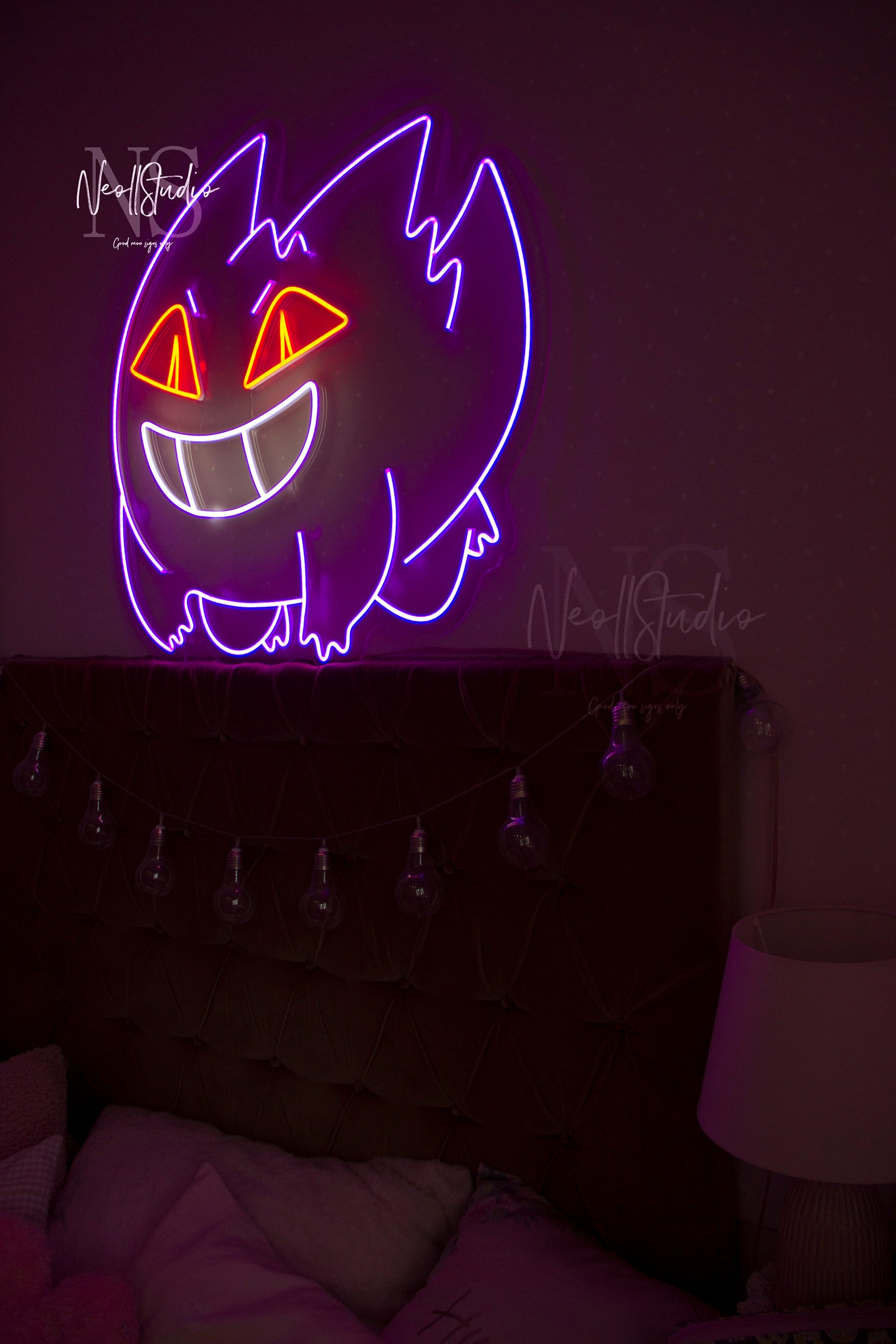 GENGAR LED Neon Sign, Custom Neon, Neon Light - Etsy
