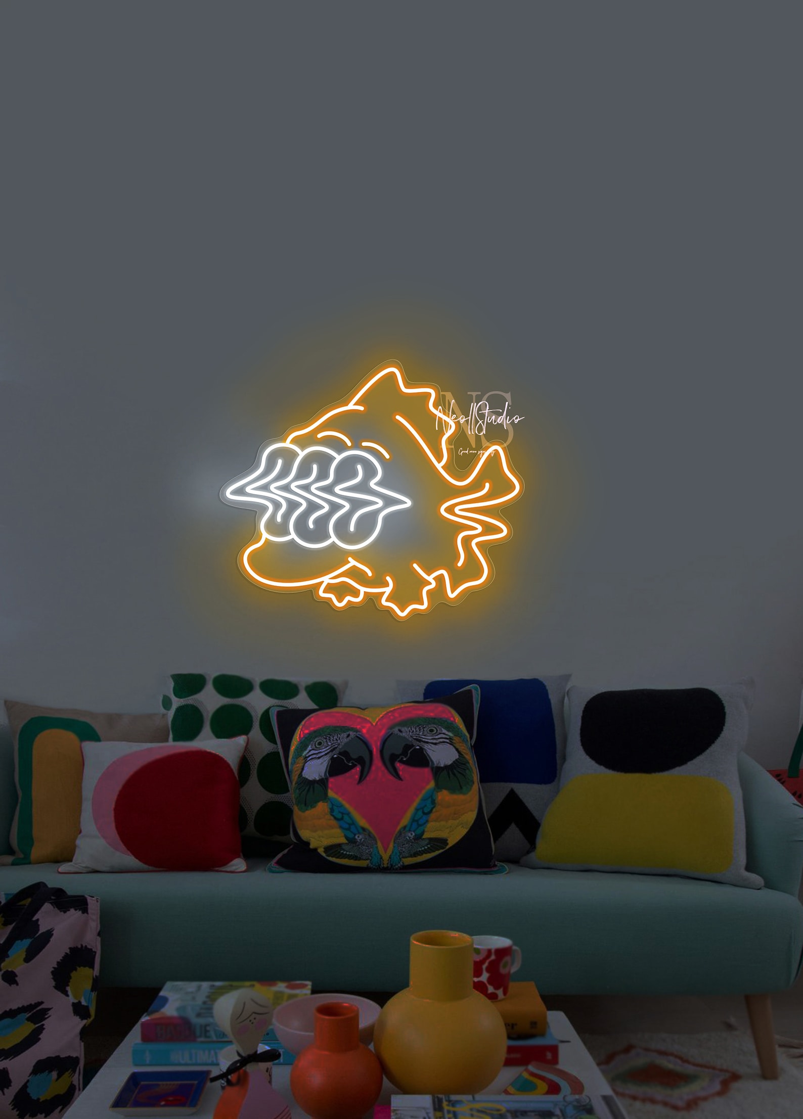 TRIPPY FISH Lsd - LED Neon Sign, Custom Neon, Neon Light - Etsy