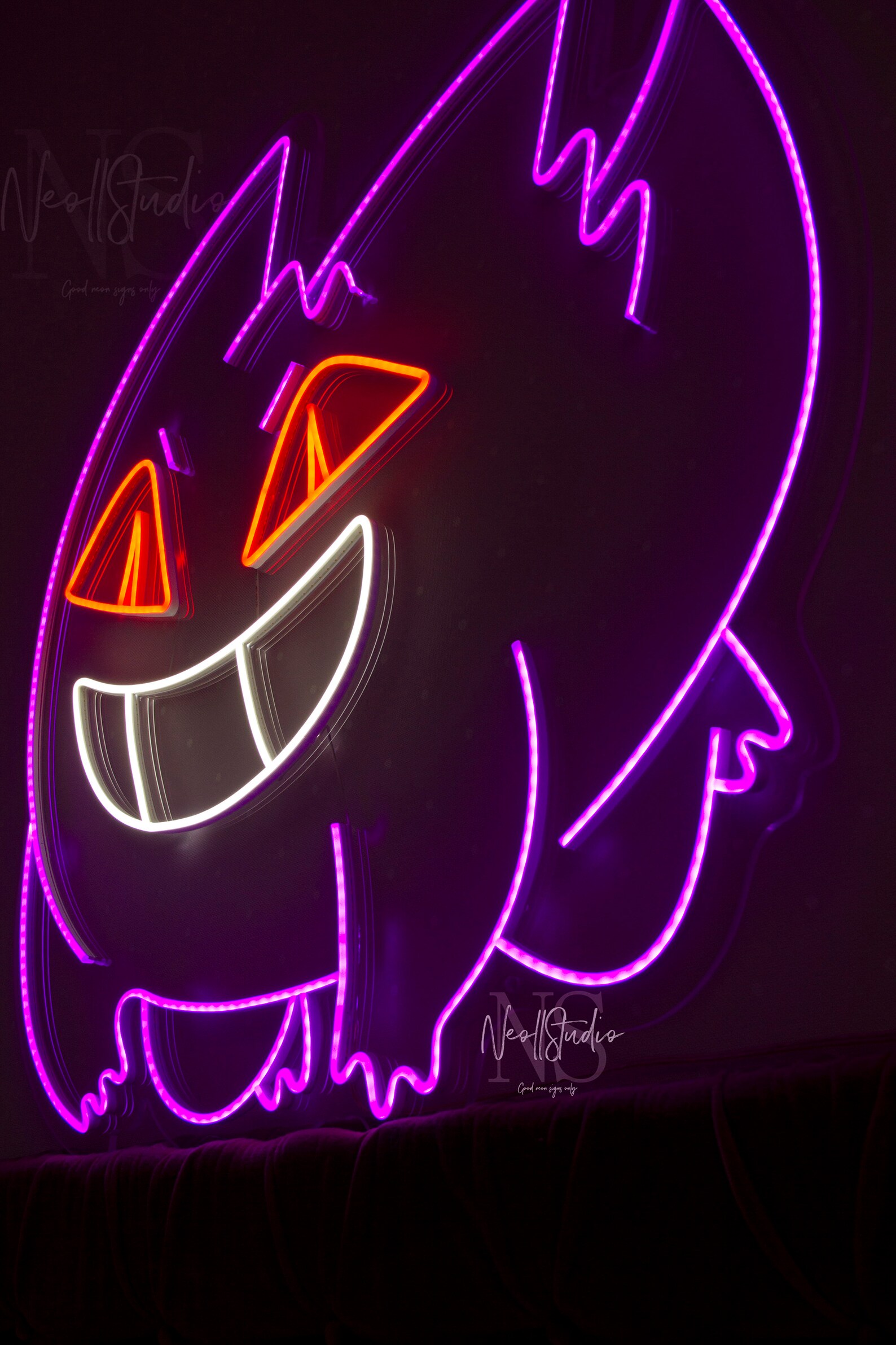 GENGAR LED Neon Sign, Custom Neon, Neon Light - Etsy