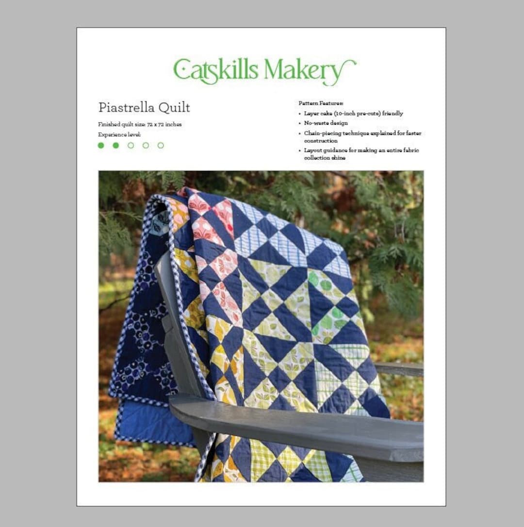 Piastrella Quilt Pattern (using the Old Italian Quilt Block) - Digital ...